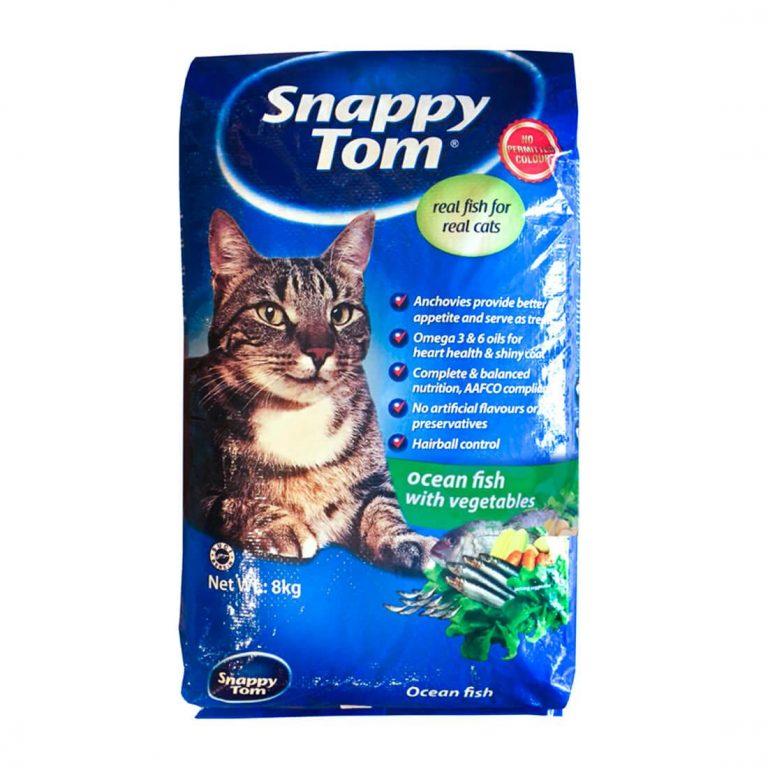Snappy Tom Cat Dry Food Ocean Fish with Vegetables 8kg – S&S Pet Shop